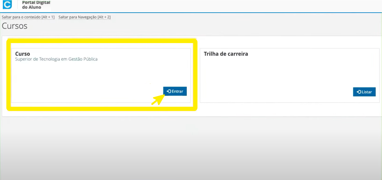 O que é o Ambiente Virtual de Aprendizado AVA e como acessá-lo?